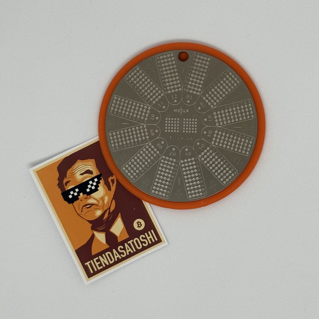 Hodlr One Titanium Chile - Backup Semillas Bitcoin | Tienda Satoshi